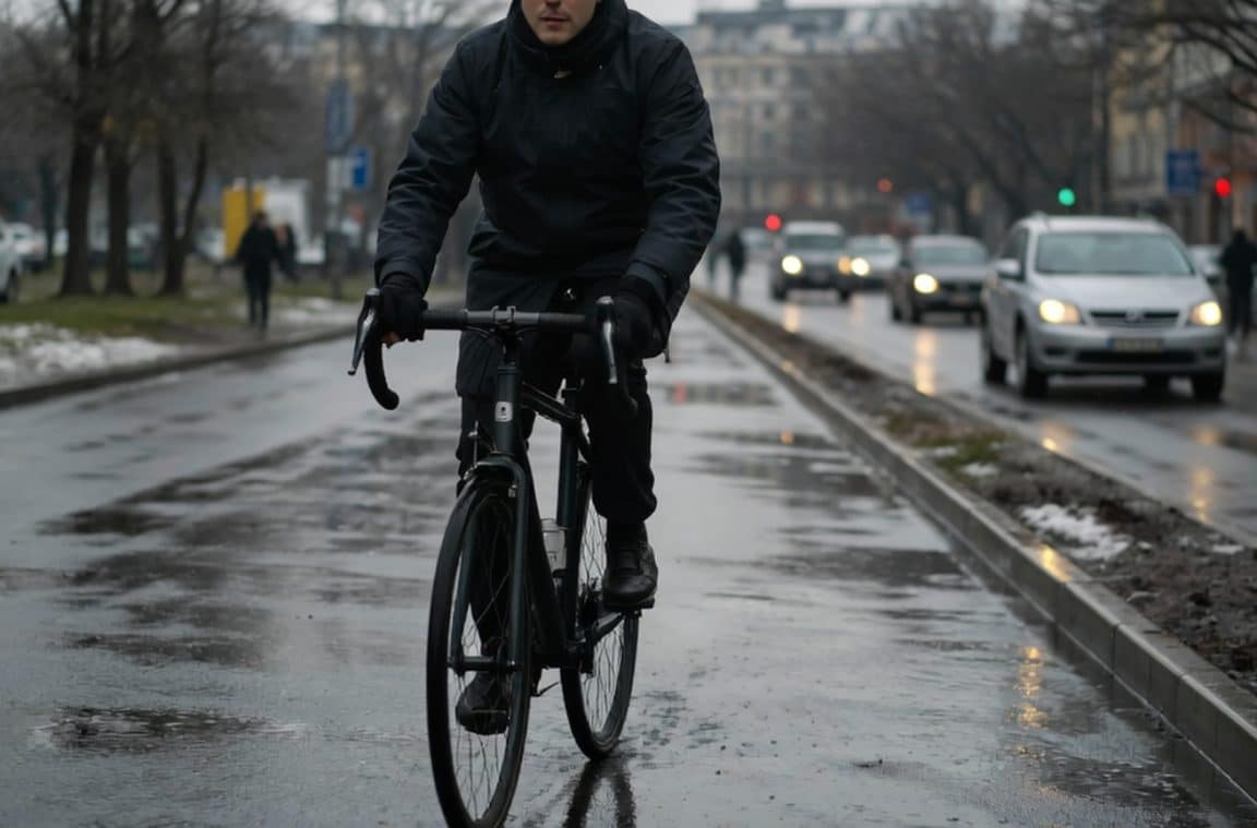 Chutes à vélo : éviter les glissades en hiver